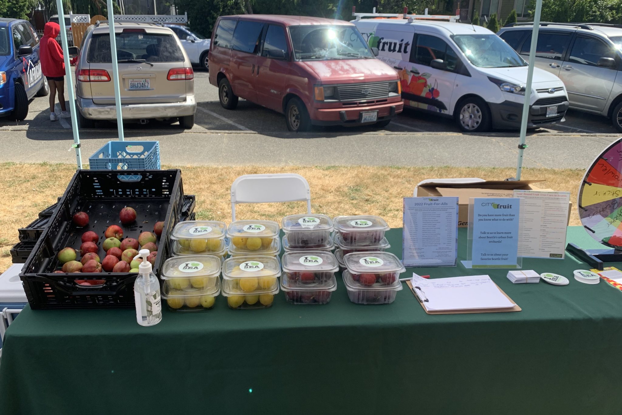 Tabling with City Fruit - Harvest Against Hunger