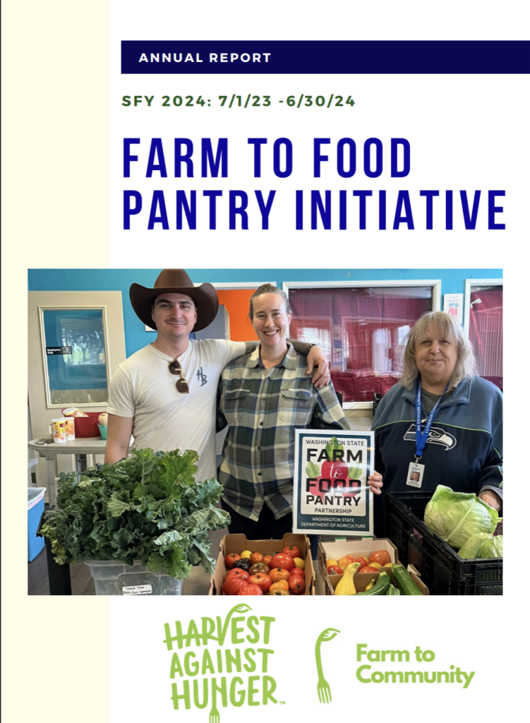 Harvest Against Hunger | Farm to Food Pantry - Harvest Against Hunger